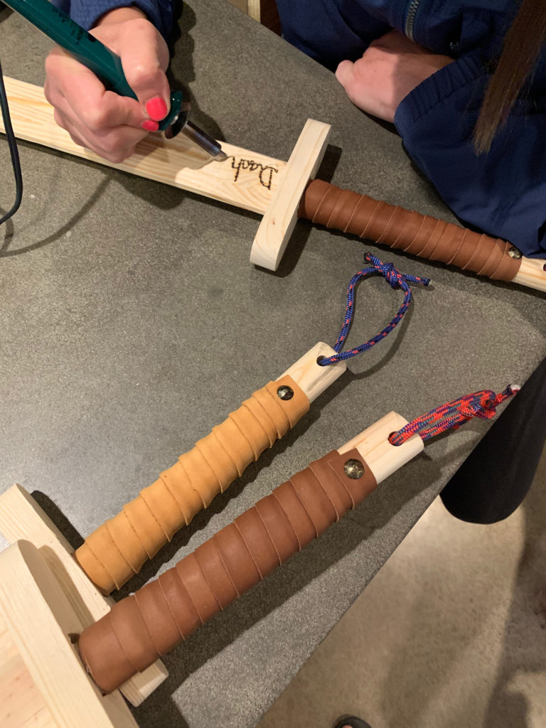 Original "Kingslayer" wooden sword - Silverman Bros Fine Sword Makers